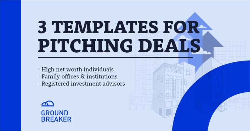 3 presentation templates for pitching deals to investors